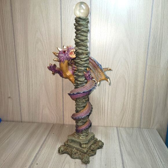 Vintage | Art | Vintage Mythical Dragon Hidden Daggerknife Figurine ...